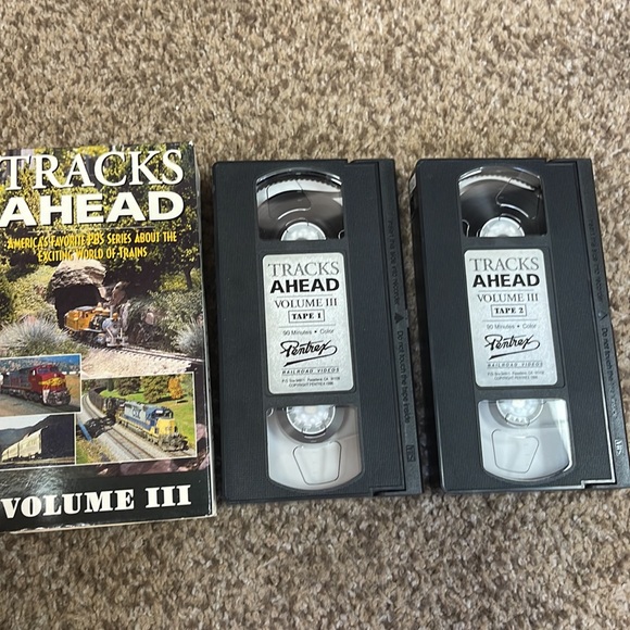 Media | Tracks Ahead Vhs Pbs Series About The Exciting World Of Trains Vol1 2 3 | Poshmark